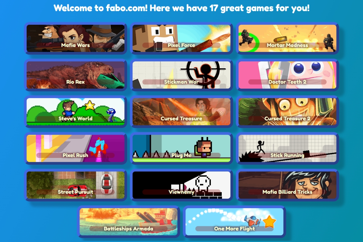 Fabo - Gateway Play Games Online For Free No Download